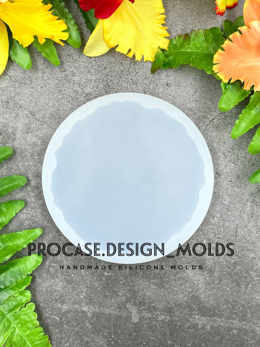 4.5 inch Geode coaster mold – PROCASE DESIGN MOLDS LLC